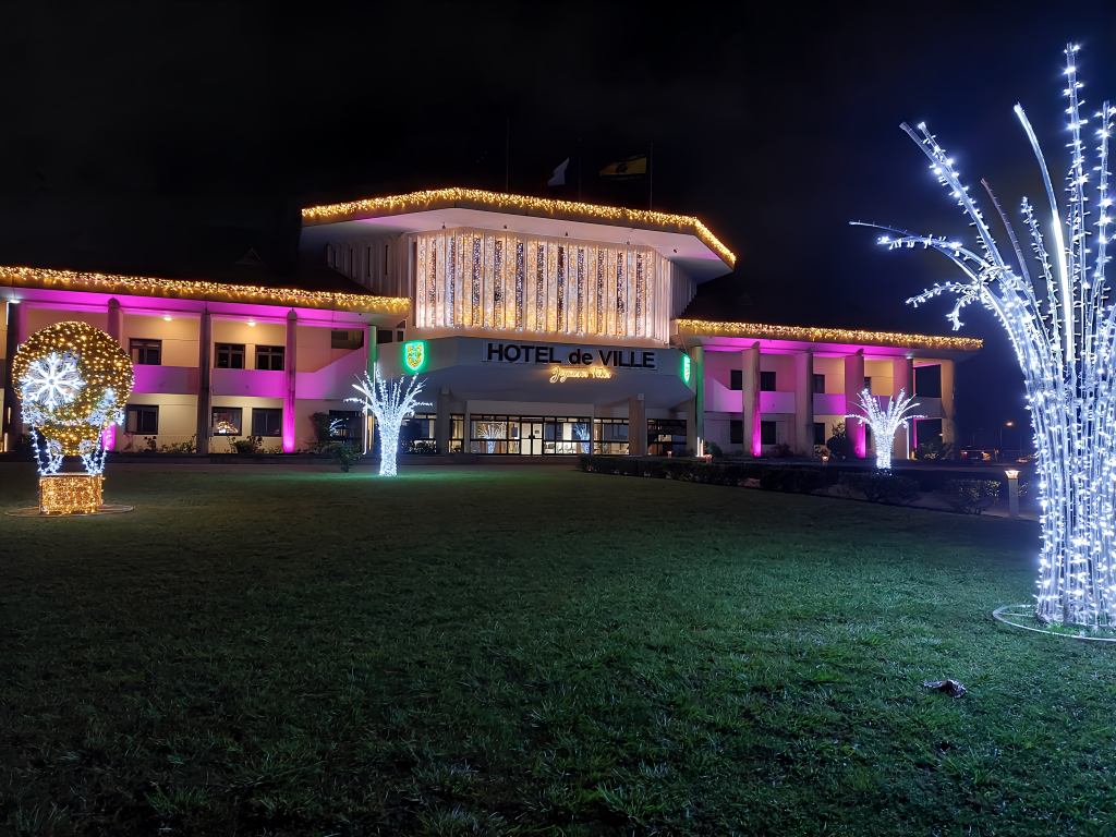 La ville de Rémire-Montjoly sublimée pour les fêtes de fin d’année - Citeos